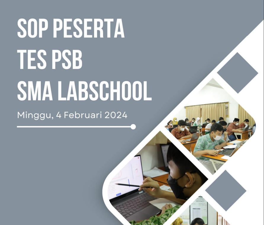 MENU UJIAN PSB 2024 – PSB Labschool UNJ