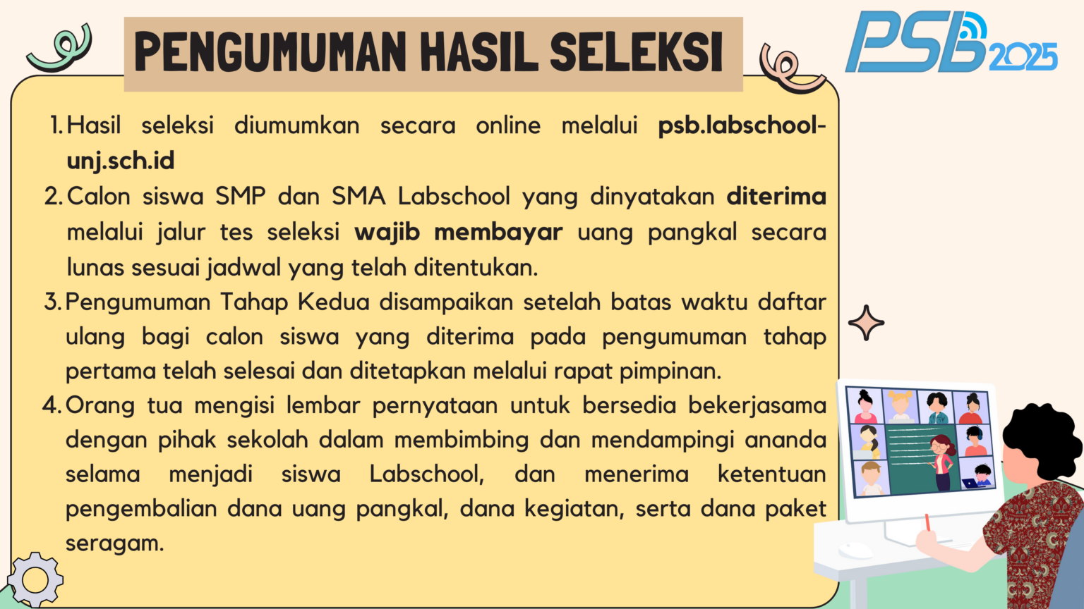 Info PSB Tes 2025 SMA Labschool – PSB Labschool UNJ